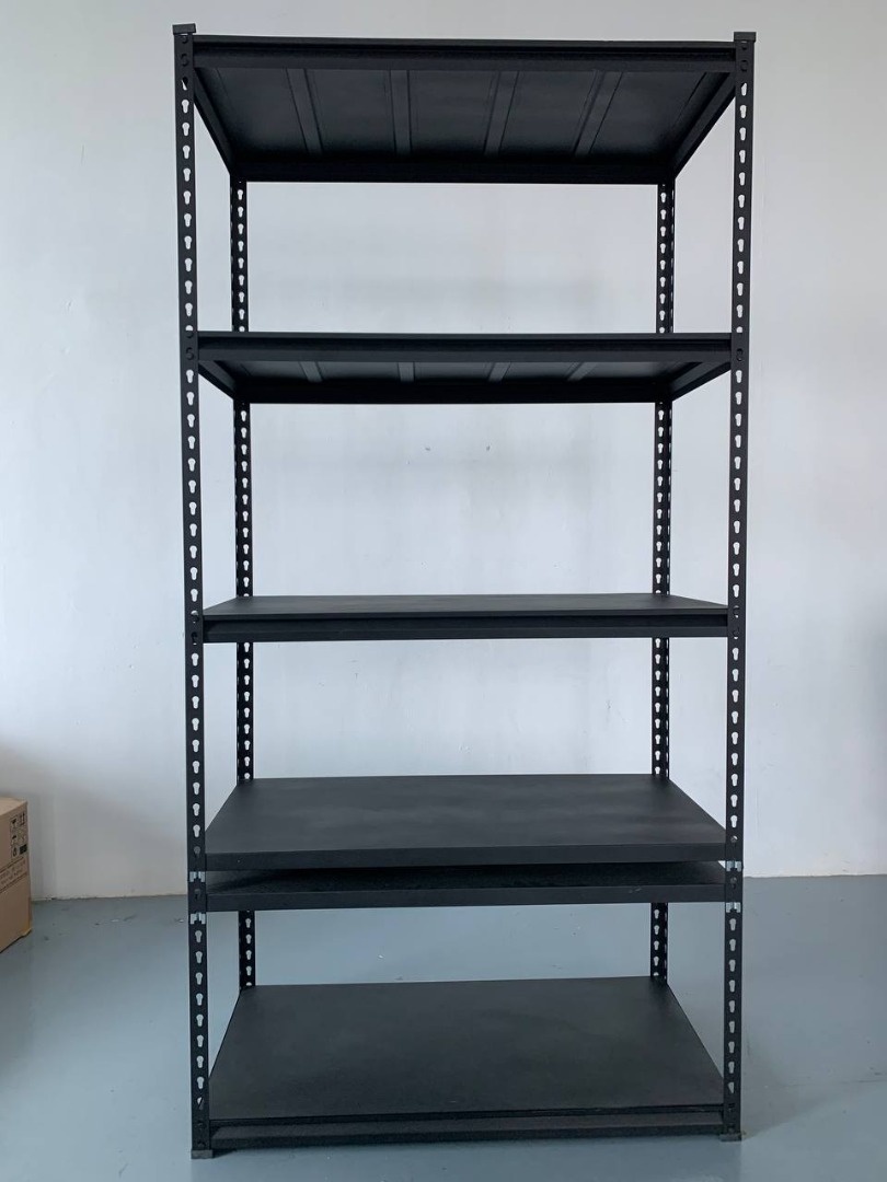 2 metre Boltless Black Metal Racking, Furniture & Home Living ...