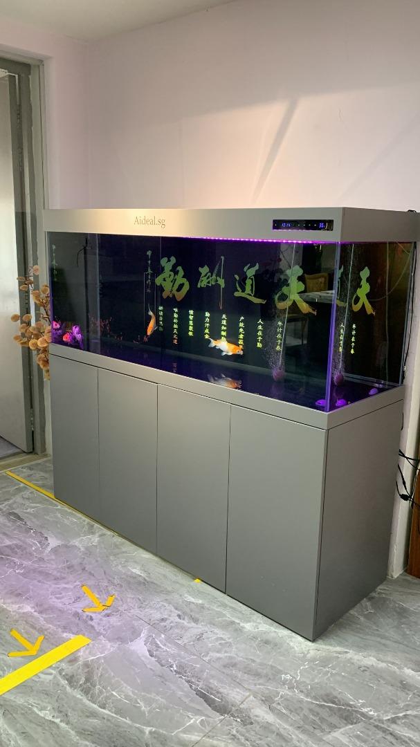 6ft stainless steel fish tank with upgrade sump system, Pet Supplies ...