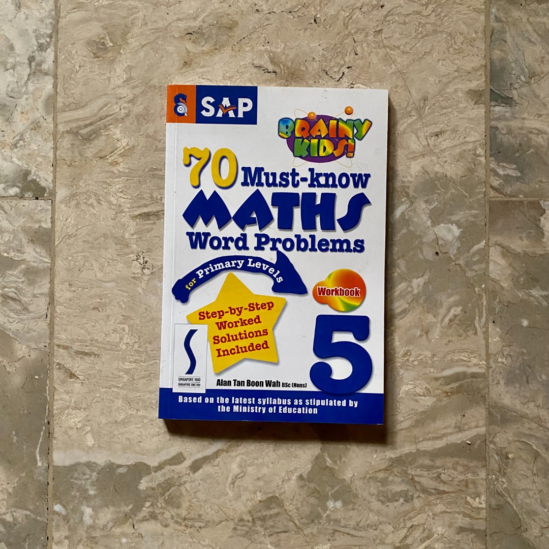 70 Must-know Math Word Problems (Workbook 5), Hobbies & Toys, Books ...