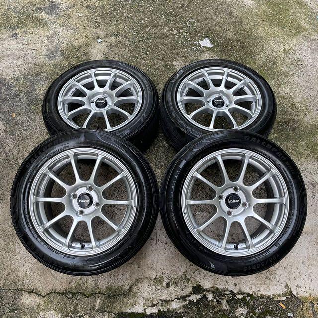 advan racing 15 inch sports rim myvi tyre 70%, Auto Accessories on ...