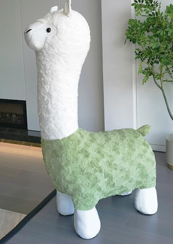 Alpaca Stool Chair, Furniture & Home Living, Furniture, Other Home ...