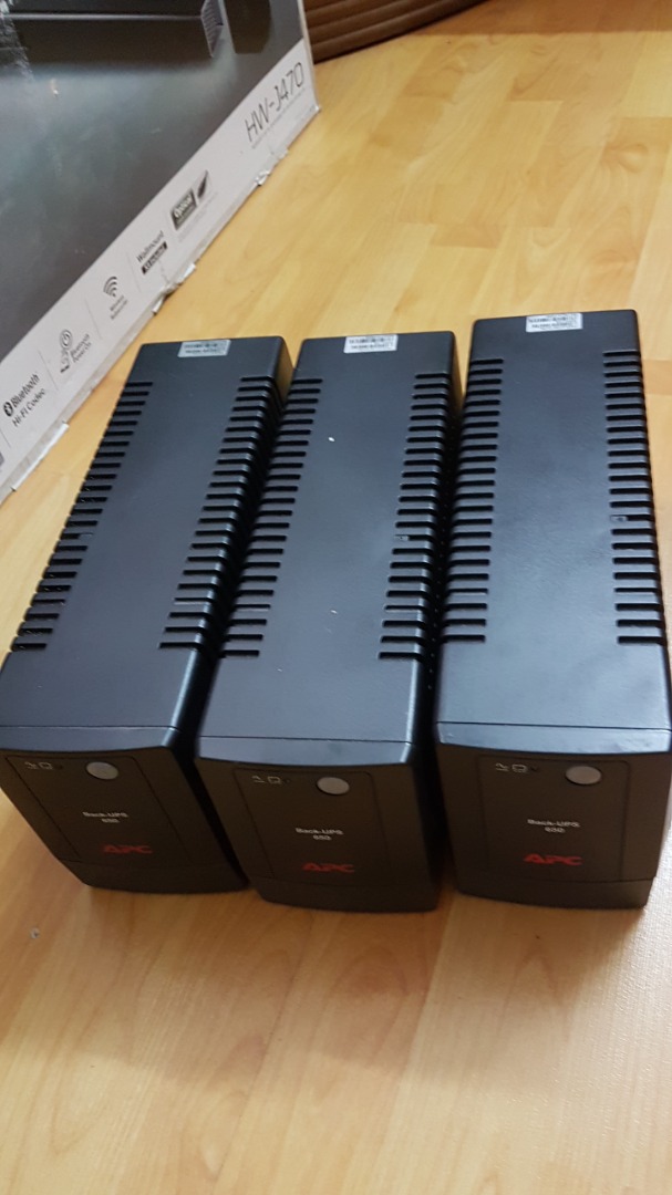 APC Back-UPS 650VA, 230V, AVR, Universal Sockets, Computers & Tech ...