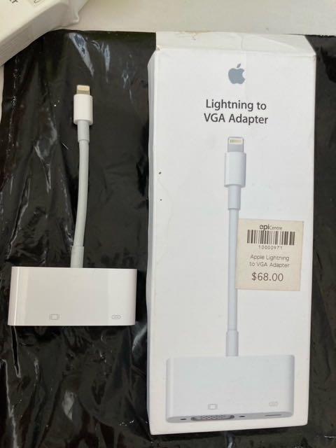 Apple original lightning to VGA adapter, Computers & Tech, Parts ...