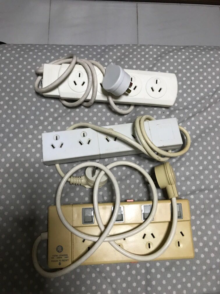 AU/NZ power point extension, TV & Home Appliances, Electrical, Adaptors ...