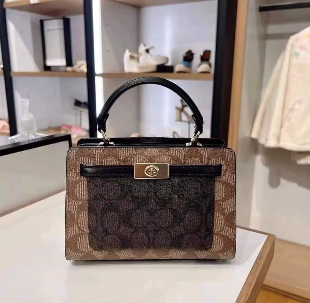 Coach Mini Lane Carryall - Khaki, Women's Fashion, Bags & Wallets ...