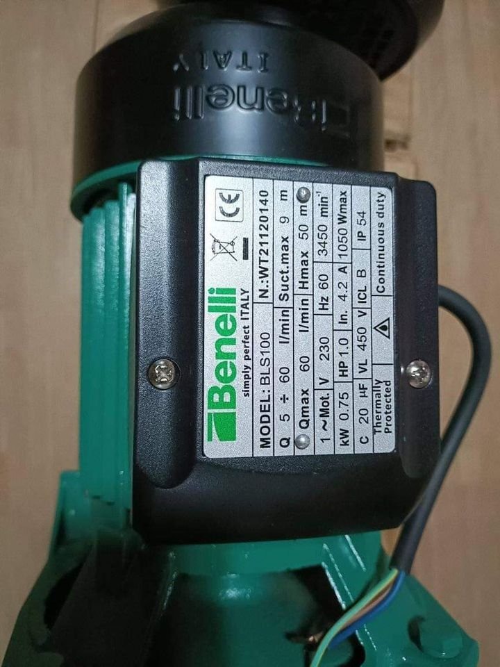 Benelli Self-Priming Jet Pump 1HP / 750W (BLS100), Commercial ...