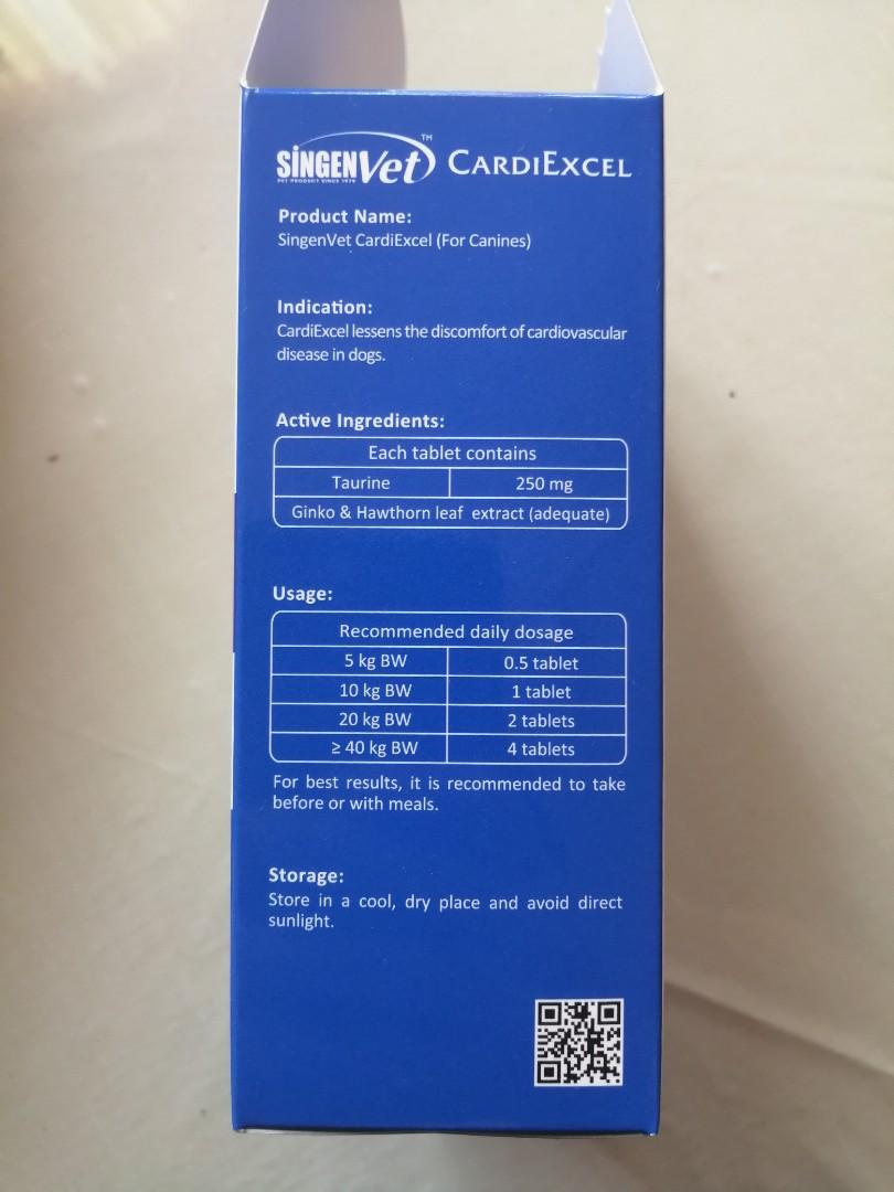CardiExcel Chewables 27pcs, Pet Supplies, Health & Grooming on Carousell