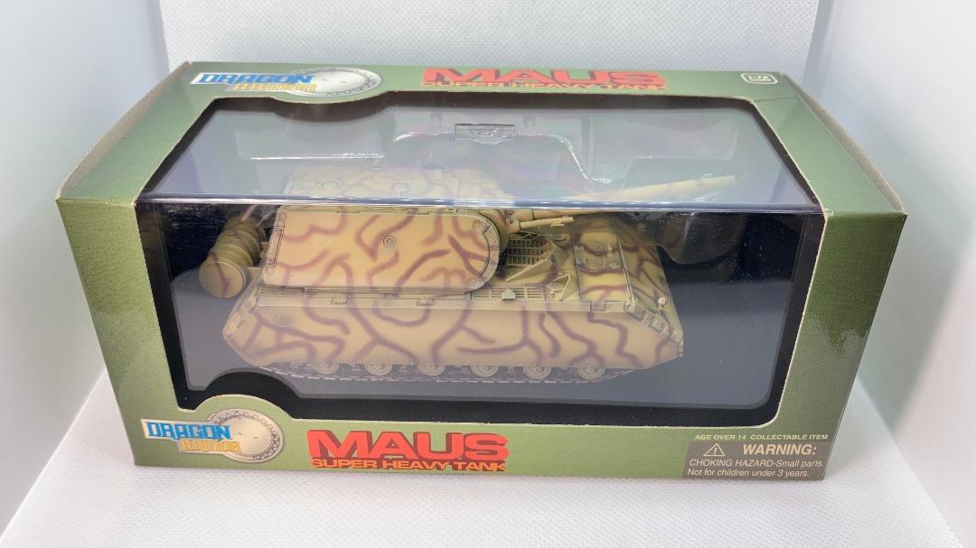 Maus Super Heavy Tank - Dragon Armor - 1:72 scale tank, Hobbies & Toys ...