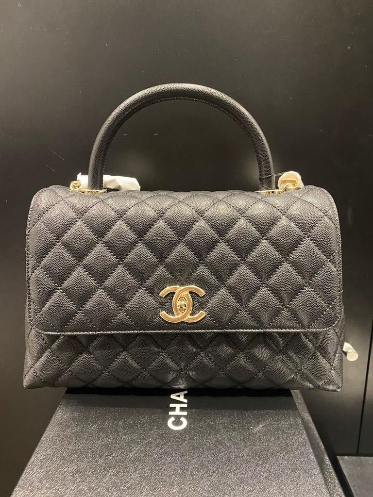 Chanel Coco Handle - Medium, Luxury, Bags & Wallets on Carousell