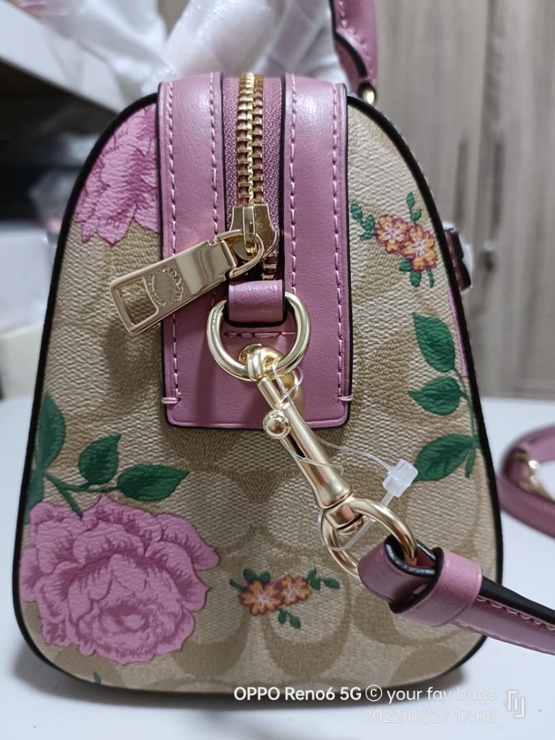 Coach Rowan Signature Rose Print Bag style # 2717, Women's Fashion ...