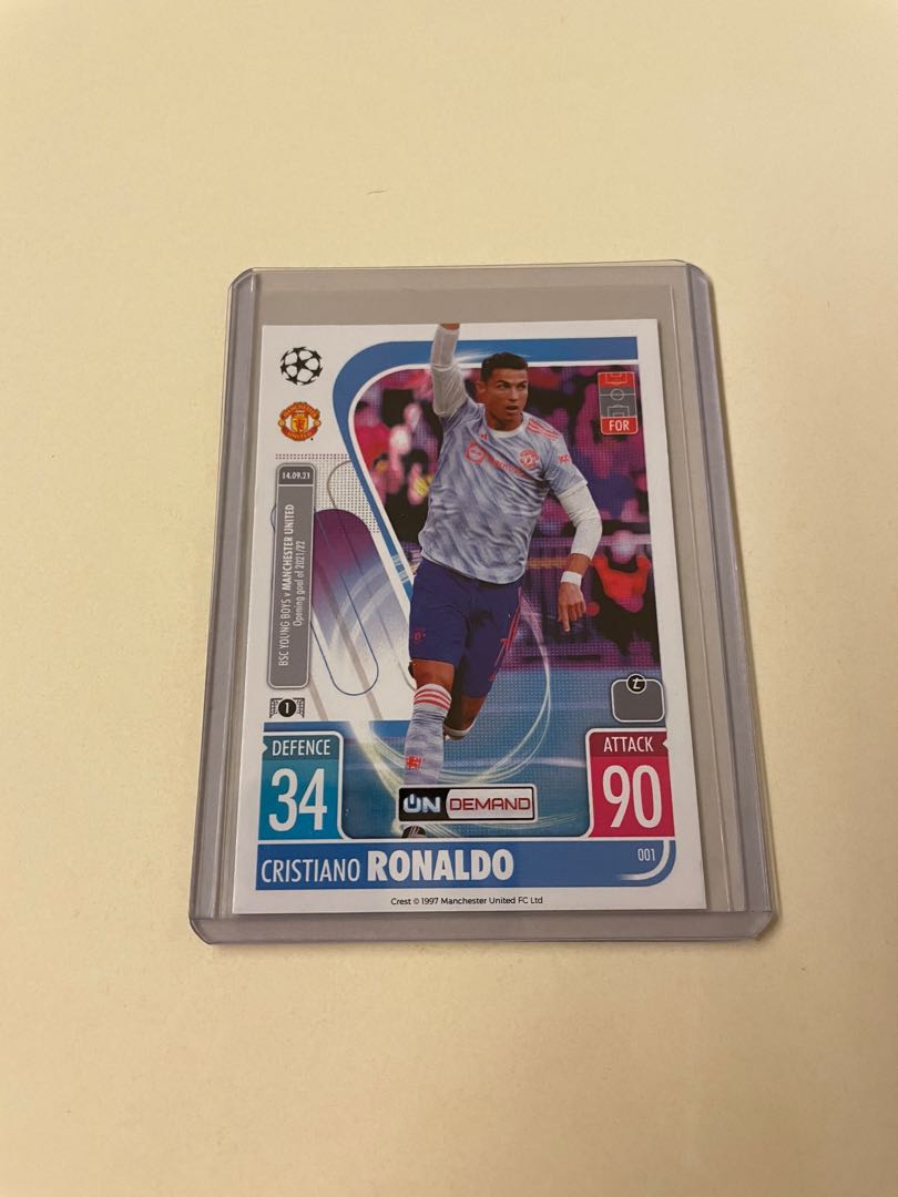 Cristiano Ronaldo - On Demand Match Attax, Hobbies & Toys, Toys & Games ...