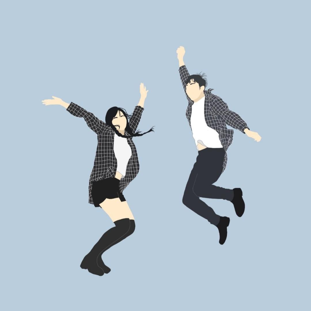 Digital Faceless Portrait (Minimalist Art), Hobbies & Toys, Stationery ...