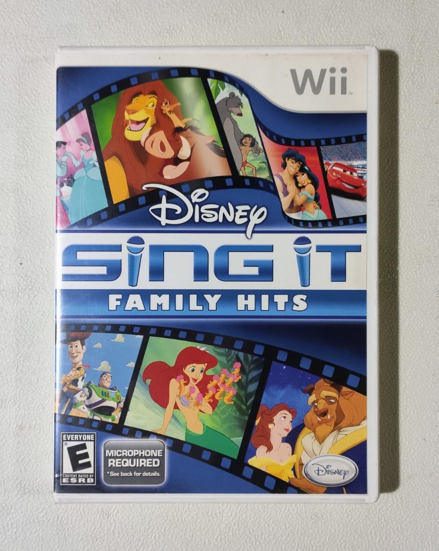 Disney Sing It: Family Hits - [WII Game] [NTSC / ENGLISH Language] [CIB ...