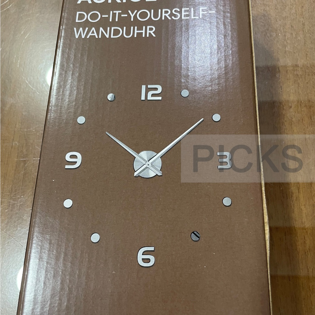 DIY貼紙掛鐘 (TC963), 傢俬＆家居, 家居裝飾, 時鐘 - Carousell