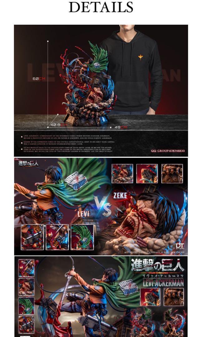 DT Studio - Levi Ackerman, Hobbies & Toys, Toys & Games on Carousell