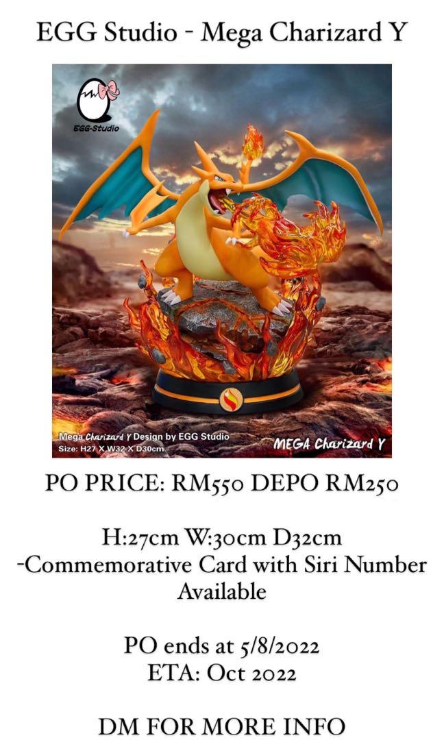EGG Studio - Mega Charizard Y, Hobbies & Toys, Toys & Games on Carousell