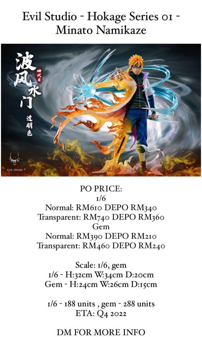 Evil Studio - Hokage Series 01 - Minato Namikaze, Hobbies & Toys, Toys ...