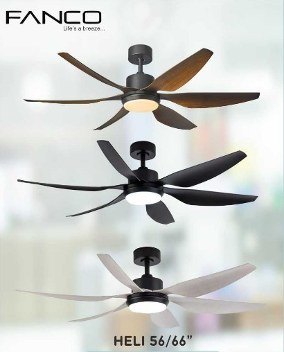 Fanco Heli Ceiling Fan 56"/66", Furniture & Home Living, Lighting ...