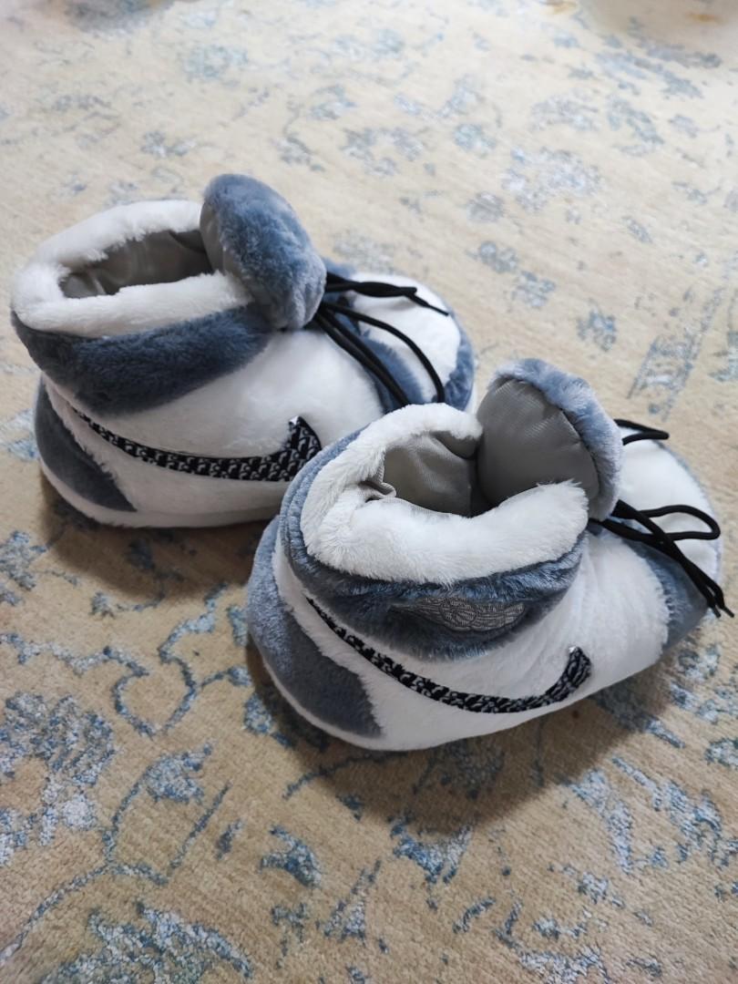 Fluffy Air Jordans, Women's Fashion, Footwear, Sneakers on Carousell