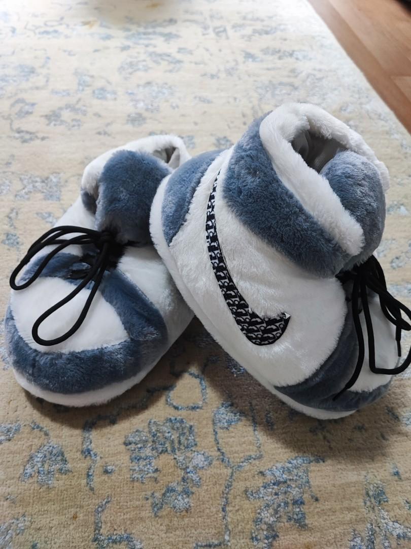 Fluffy Air Jordans, Women's Fashion, Footwear, Sneakers on Carousell