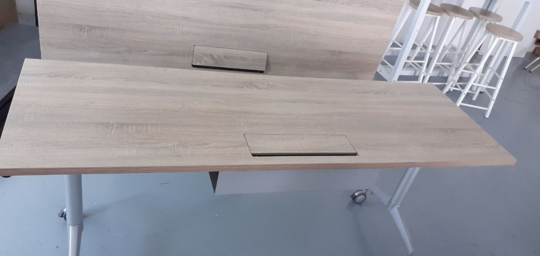 Foldable Conference/Classroom Table, Furniture & Home Living, Furniture ...