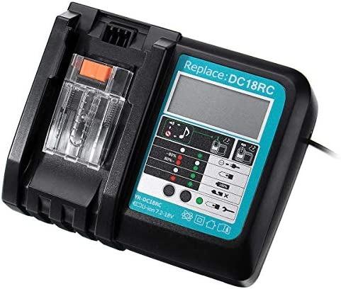 [FREE STANDARD COURIER]Replacement 14.4V-18V 3A DC18RC DC18RA Fast ...