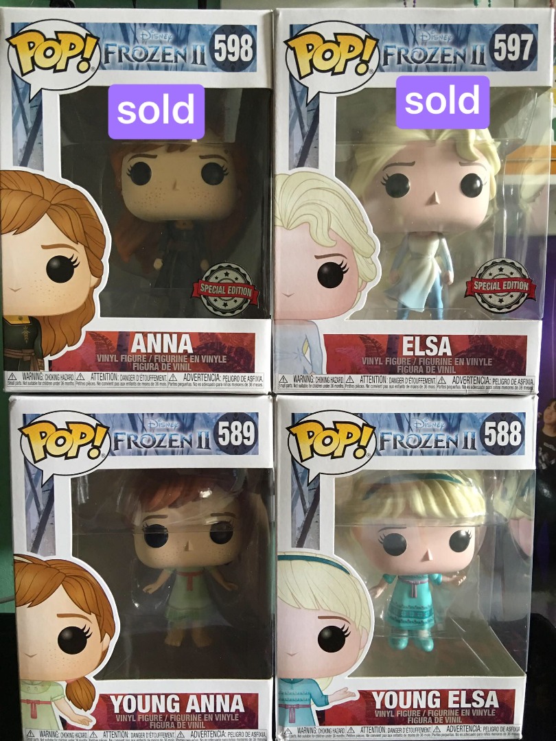 Frozen Funko Pop, Hobbies & Toys, Toys & Games on Carousell