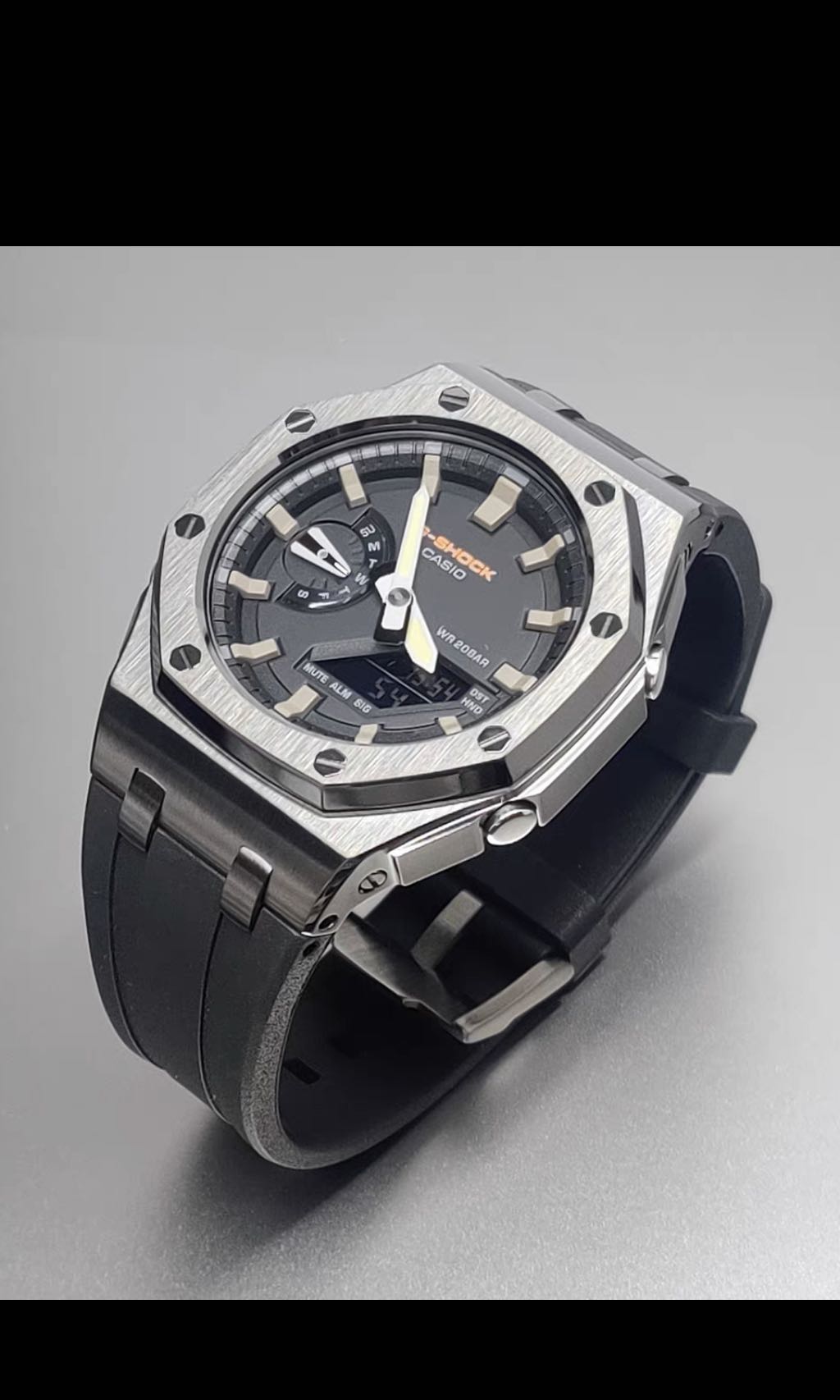 G- Shock gunmetal ash grey titanium color edition ga2100 ga2110 gab2100 ...