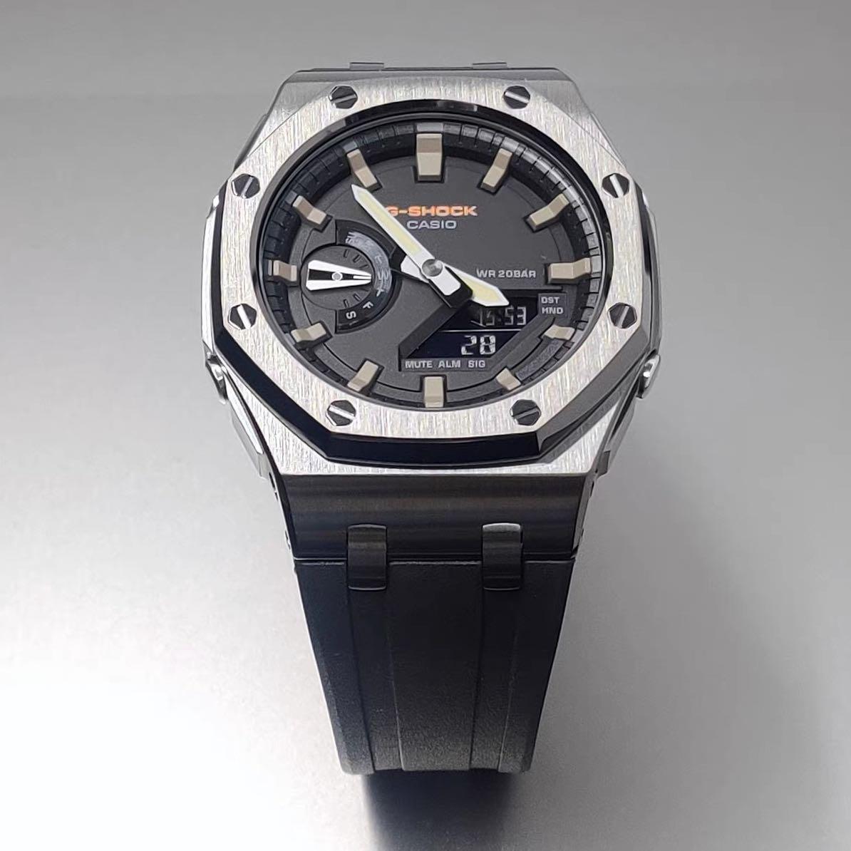 G- Shock gunmetal ash grey titanium color edition ga2100 ga2110 gab2100 ...