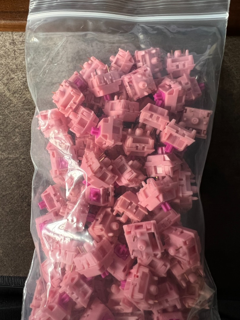 89 x Gazzew's Boba Gum Silent Linear Switches 62g, Computers & Tech ...