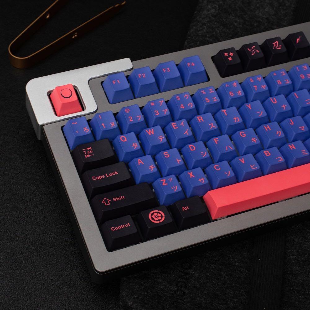 Gmk Ninja Keycaps cherry profile dye sub keycaps for keyboard ...