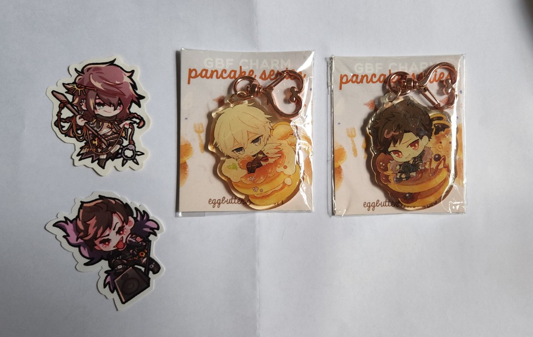 Granblue Fantasy GBF Fan Merch Keychain Sticker Postcard, Hobbies ...