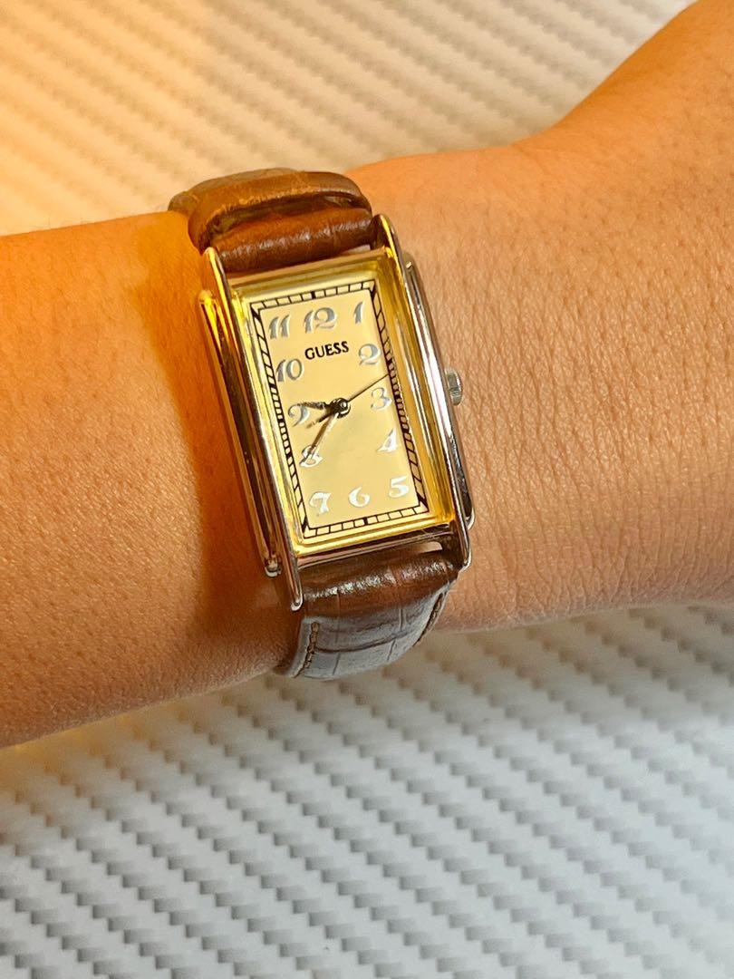 Guess Tank Preloved Unisex Watch, Luxury, Watches on Carousell