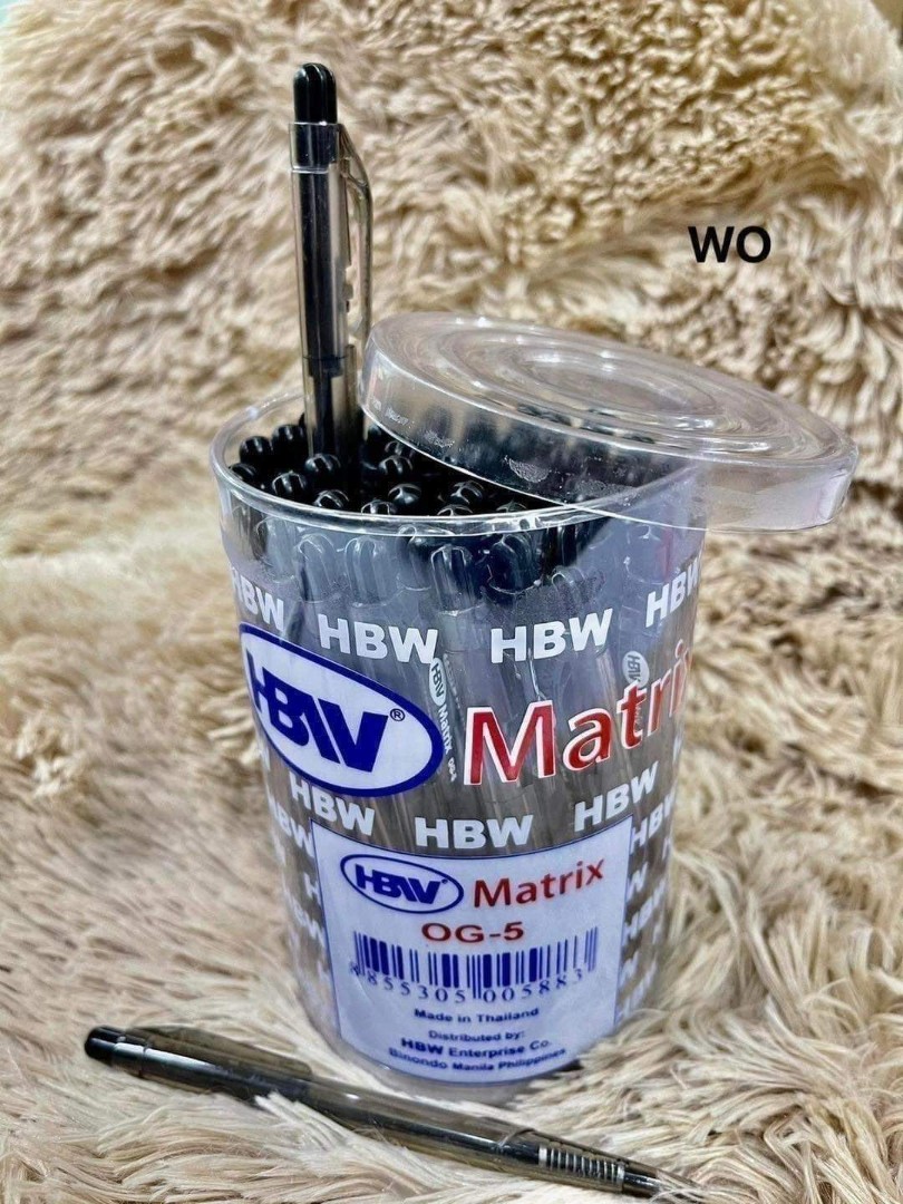 HBW MATRIX BALLPEN, Hobbies & Toys, Stationary & Craft, Stationery ...