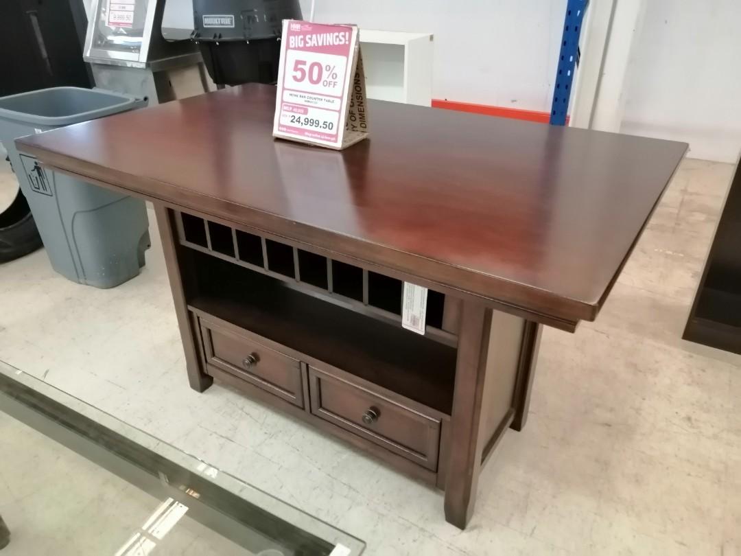 Home Bar Counter Table, Furniture & Home Living, Kitchenware ...