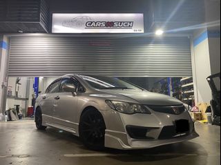 Dekit Sales Honda Civic FD1 FD FD2 FD3 FD4, SUMMIT strut bar, vented bonnet, mugen sideskirt ...