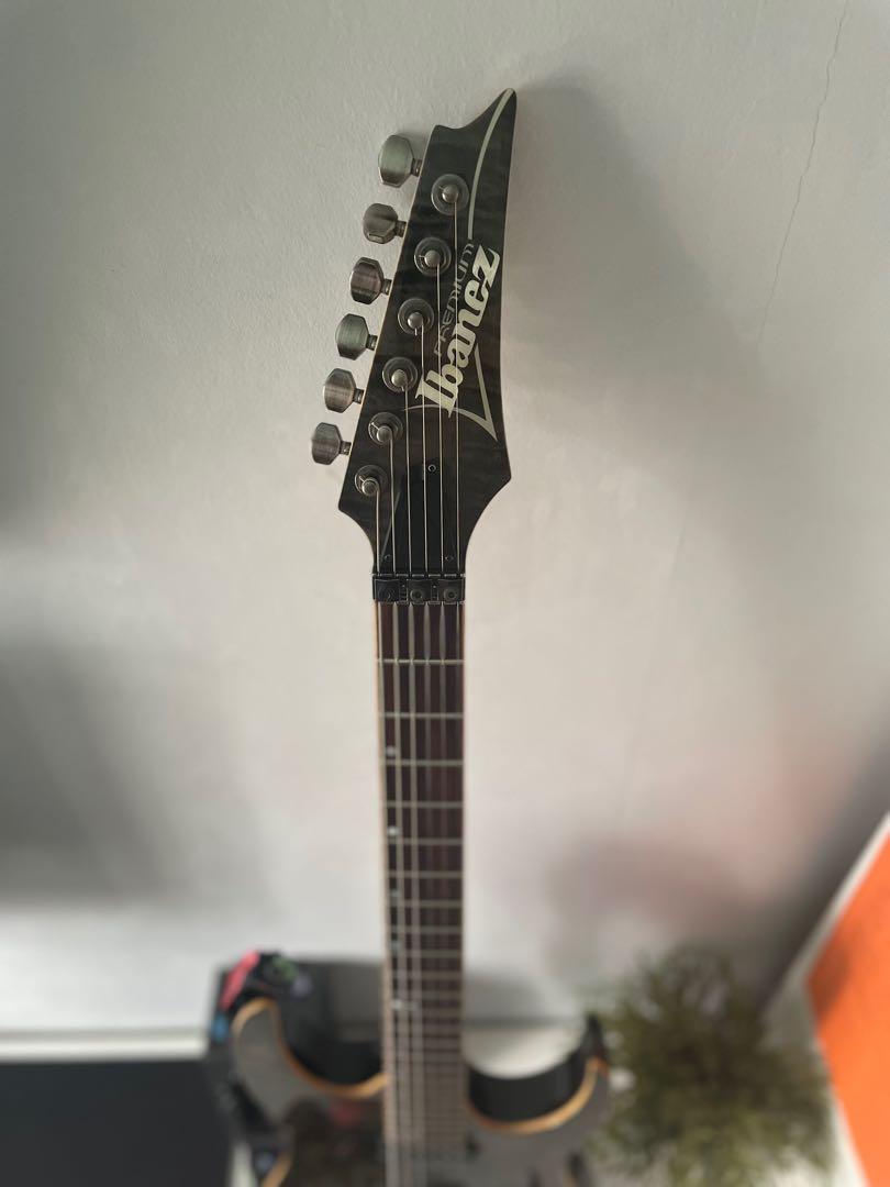 Ibanez Premium RG920QMZ-Black, Hobbies & Toys, Music & Media, Musical ...