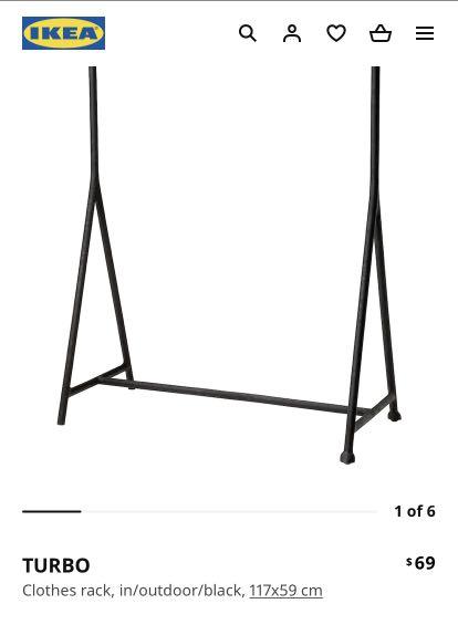 IKEA Hanging Rack, Furniture & Home Living, Furniture, Shelves ...