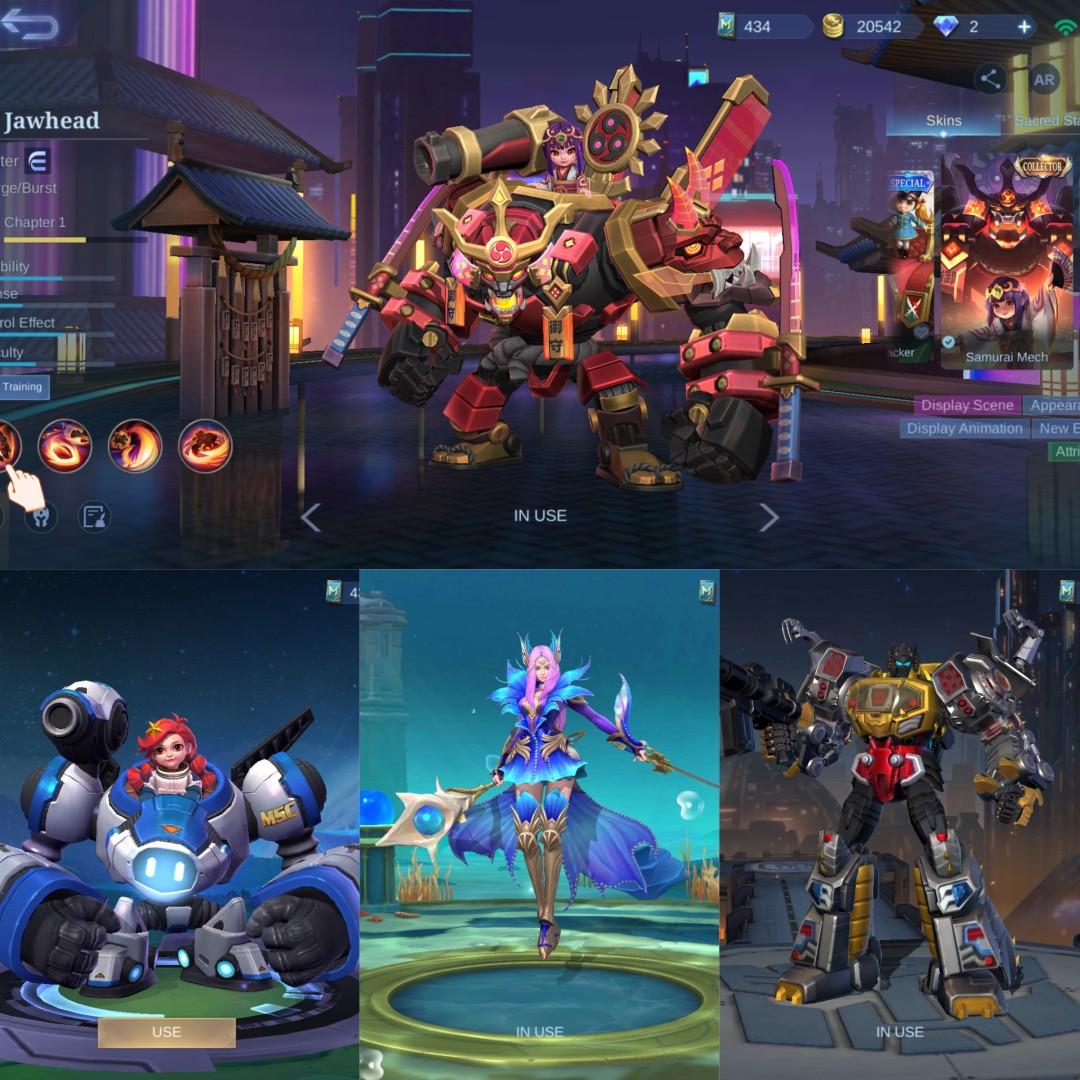 Jawhead Collector x Jawhead MSC x Odette Mermaid Princess x Roger ...