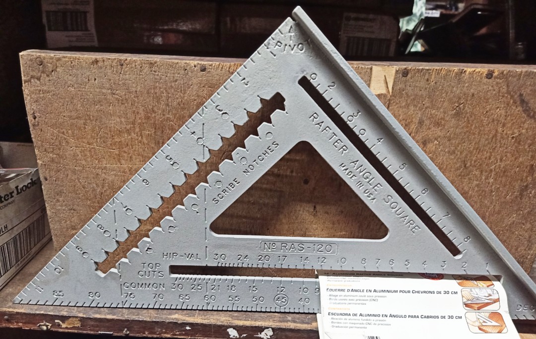 Johnson Rafter Angle Square W/ computerized controlled machine edges ...