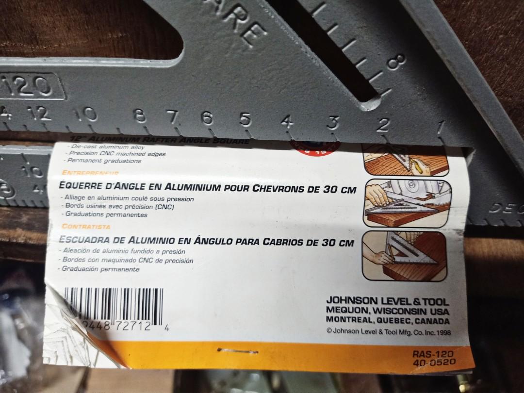 Johnson Rafter Angle Square W/ computerized controlled machine edges ...