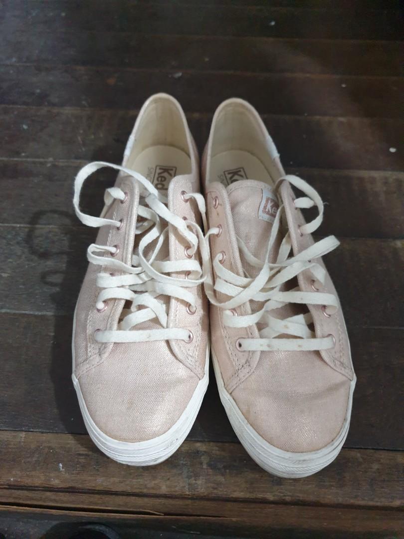 Keds Pink triple decker - US W7.5, Women's Fashion, Footwear, Sneakers ...
