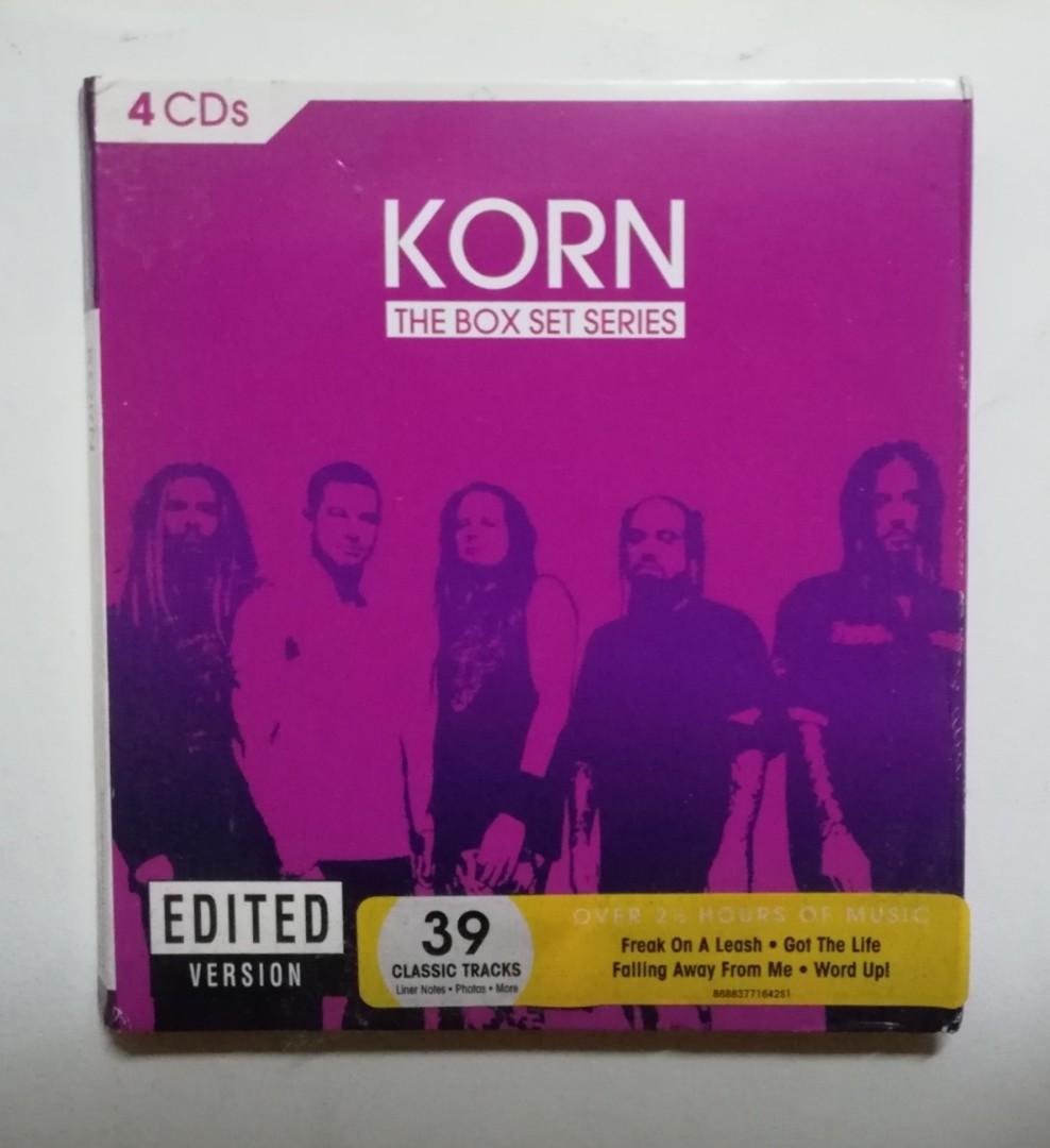 KORN The Box Set Series 4xCD Made in USA 39 Classic Tracks+ Liner ...