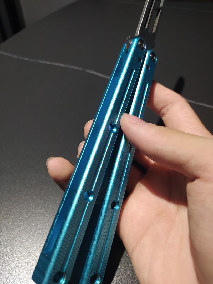 Krake Raken Kraken Armed Shark Balisong Butterfly Knife Trainer Clone ...