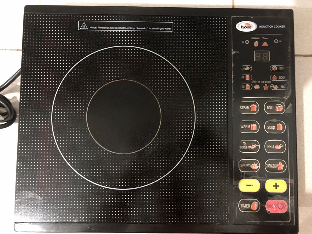 Kyowa Induction Cooker (Black) KW-3635, TV & Home Appliances, Kitchen ...