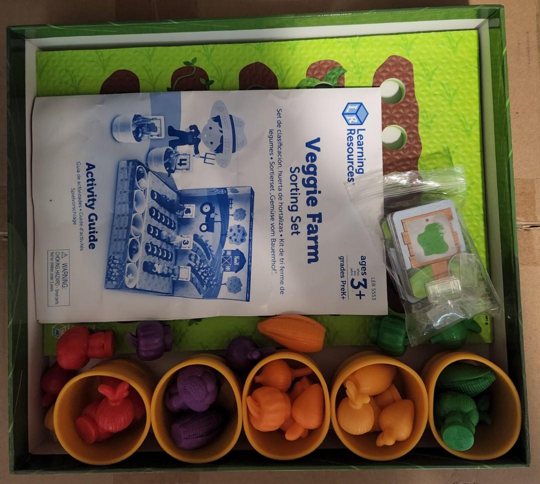 Learning resources Veggie Farm Sorting set, Hobbies & Toys, Toys ...