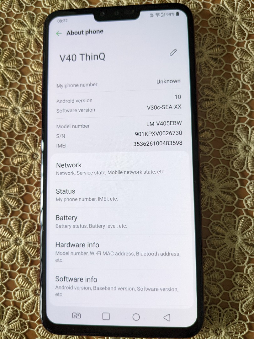 LG V 40 Carmine Red (4/128), Mobile Phones & Gadgets, Mobile Phones, Android Phones, LG on Carousell