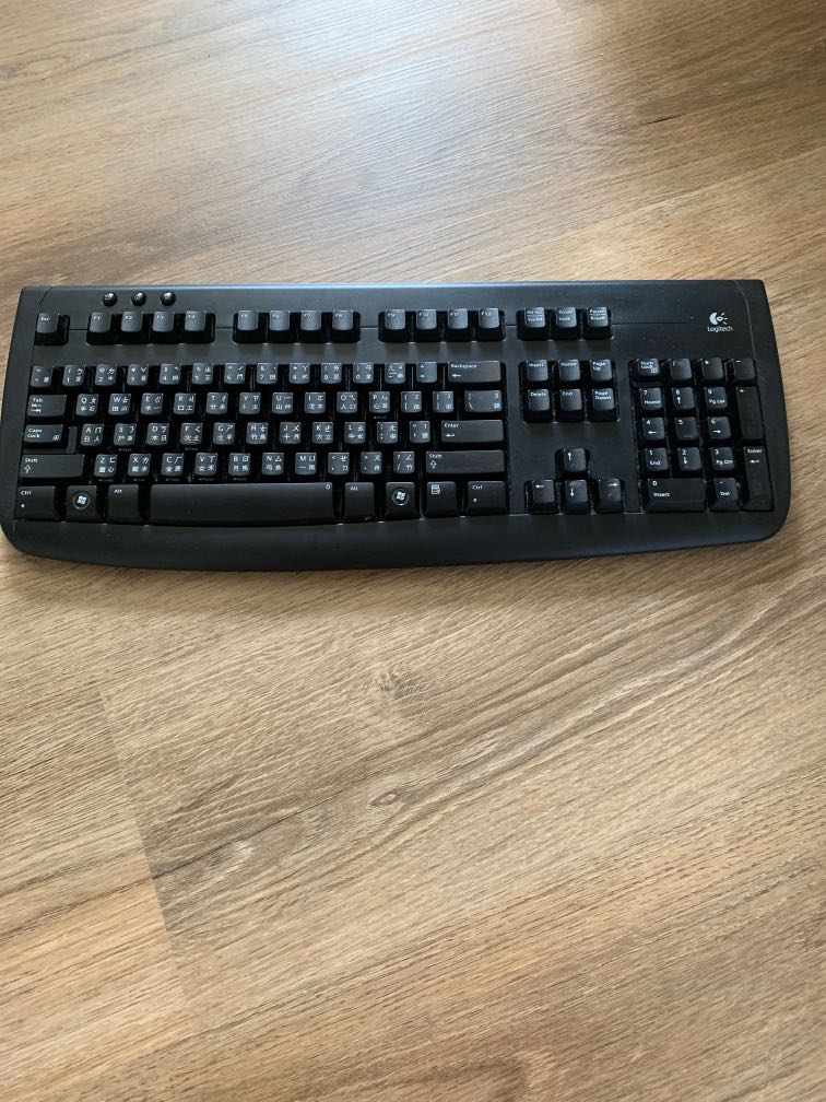 Logitech deluxe 650 cordless keyboard, 電腦＆科技, 電腦周邊及配件, 電腦鍵盤及相關產品 ...