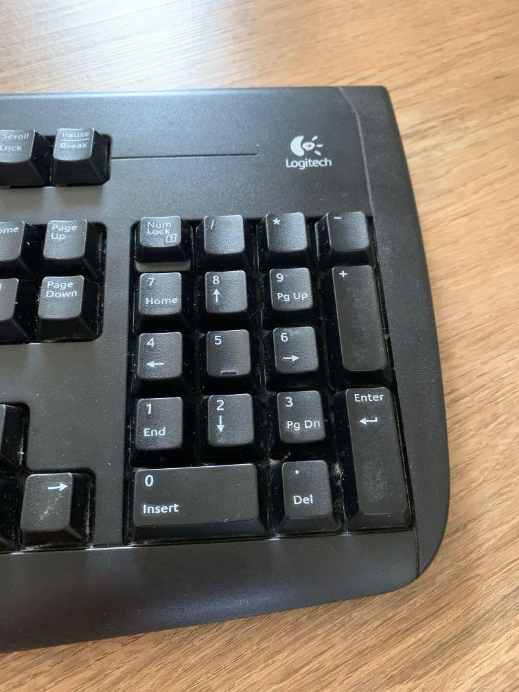 Logitech deluxe 650 cordless keyboard, 電腦＆科技, 電腦周邊及配件, 電腦鍵盤及相關產品 ...