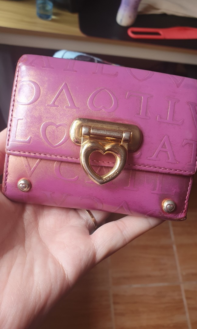 Lovcat small trifold wallet, Luxury, Bags & Wallets on Carousell
